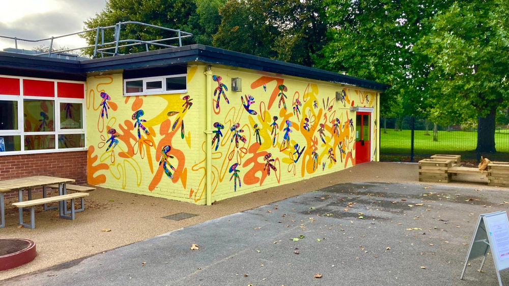 School Mural – OT creative space